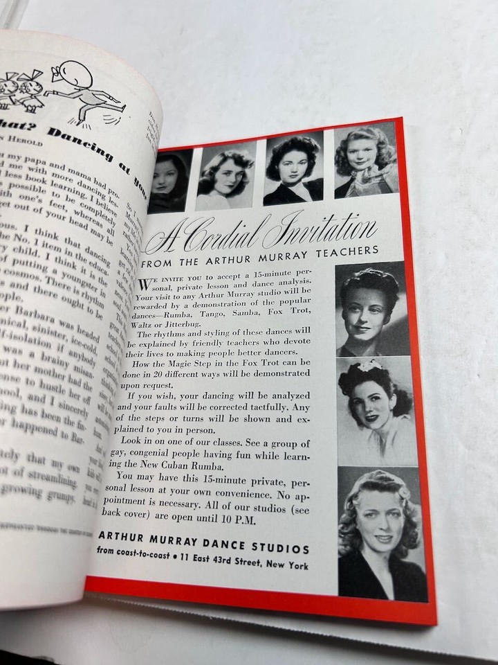 Arthur Murray's Vintage Dance Book | eBay