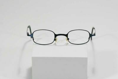 FOSSIL WIPEOUT BRUSHED BLUE METAL FLEX-HINGED EYEGLASS SUNGLASS FRAMES ...