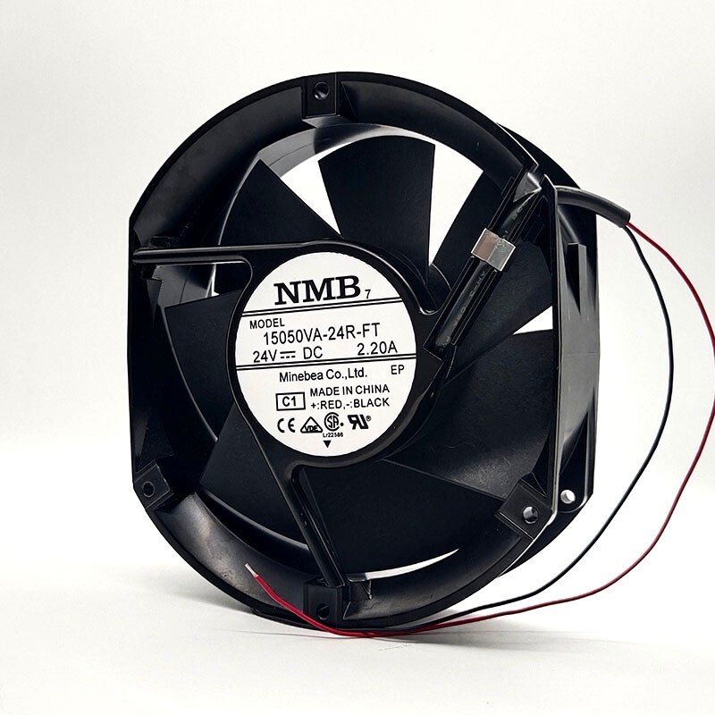 1 pcs NMB Fan 15050VA-24R-FT DC24V 2.20A 17251 17CM 2 wire cooling fan ...