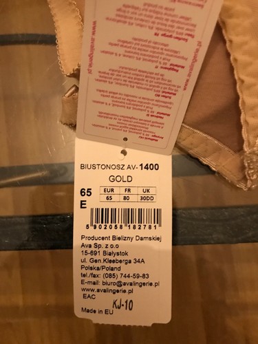 Ava Bra av 1400 gold 30 Dd | eBay