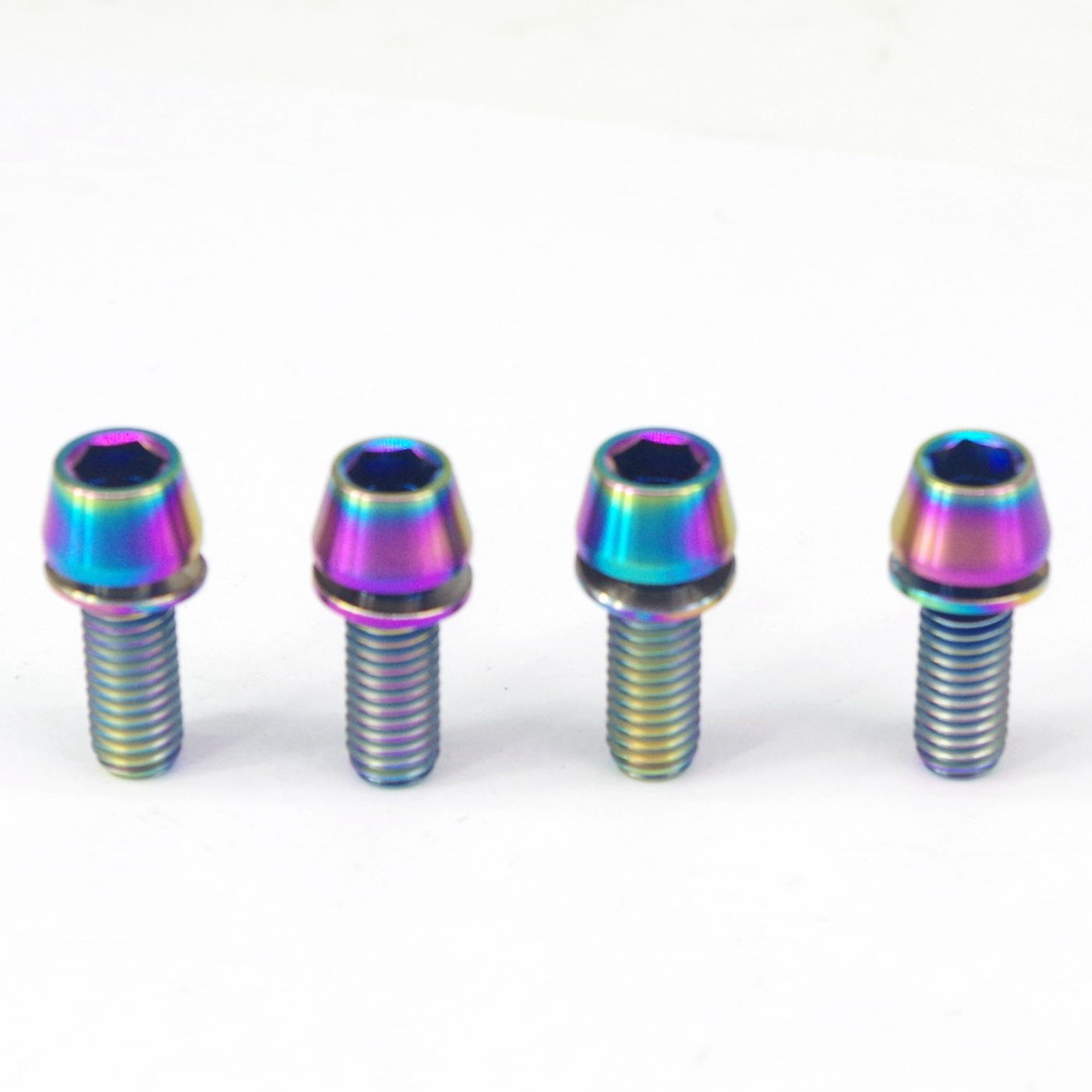 LOT 4 Multiple M6 GR5 Titanium Allen Screw Taper Cone Head Bolts With ...