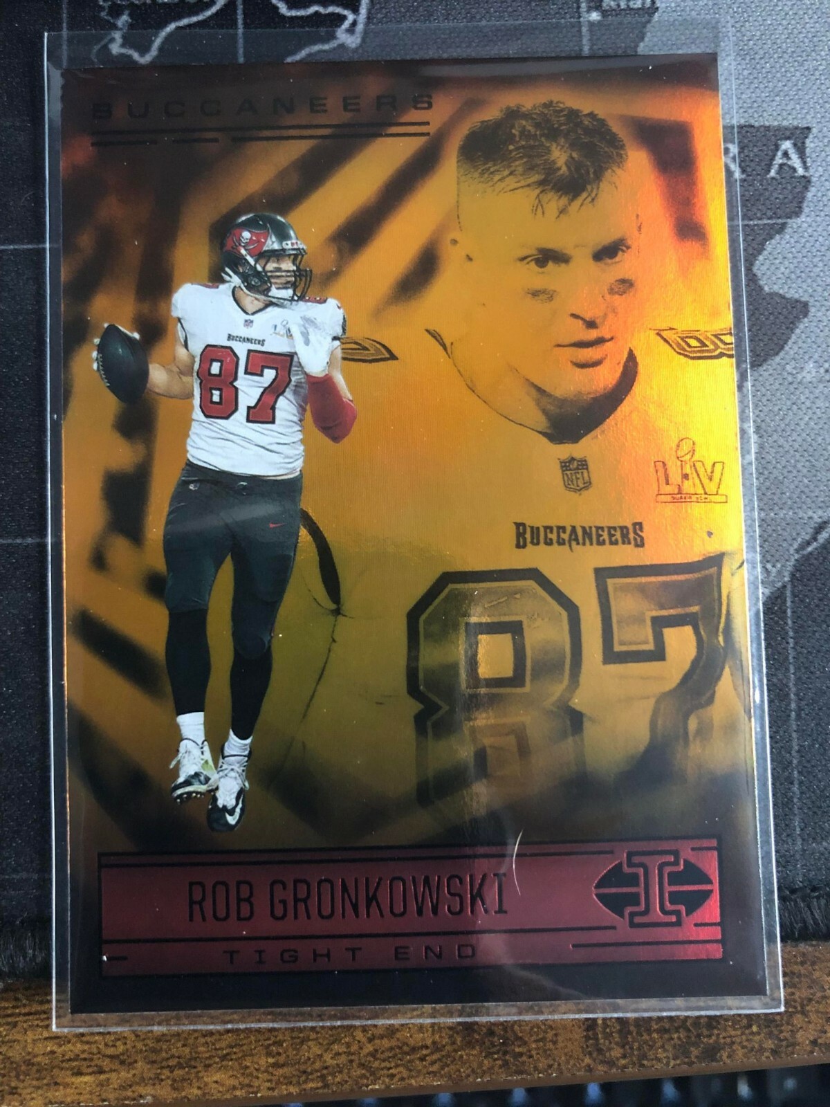 ROB GRONKOWSKI BUCCANEERS 2021 PANINI ILLUSIONS BASE CARD #37 Orange | eBay