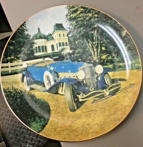 Collector Dish Plate "DUESENBERG " BY Jim Deneen 1989 new | eBay
