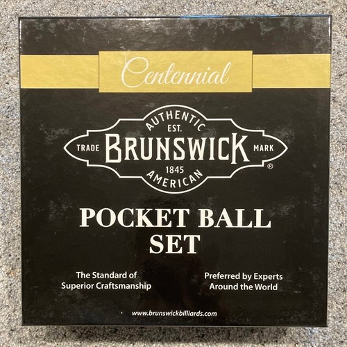 NEW Brunswick Centennial Pool Balls Belgian billiard ball set - FAST ...