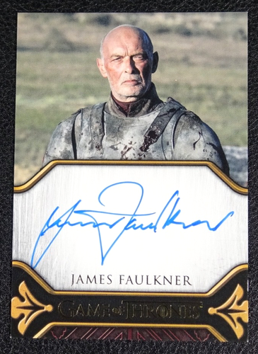 2025 GAME OF THRONES THE GREAT HOUSES AUTO | JAMES FAULKNER as RANDYLL ...