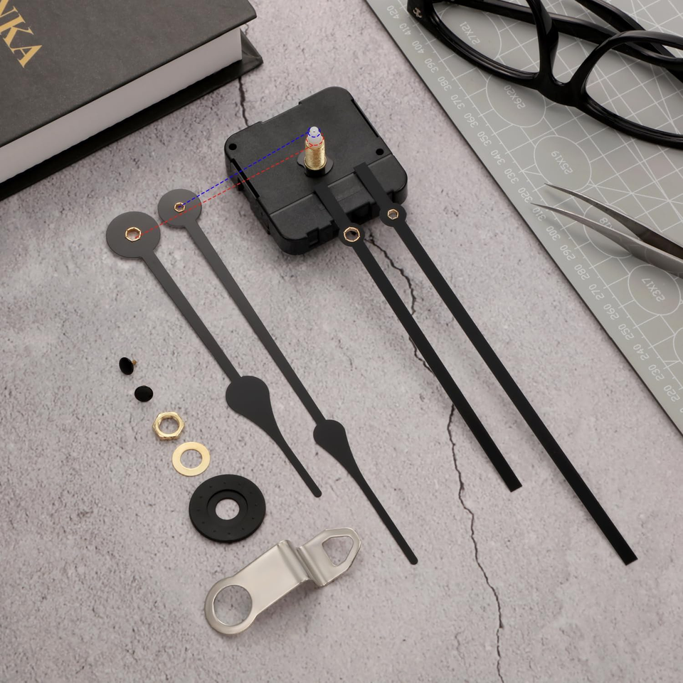 Clock Movement Mechanism High Torque Long Shaft Clock Replacement Wall ...