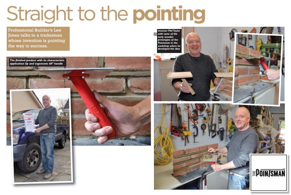 The Pointsman - 300mm - Hawk or Brick Pointing Hand Tool TOP BUY TRADE ...