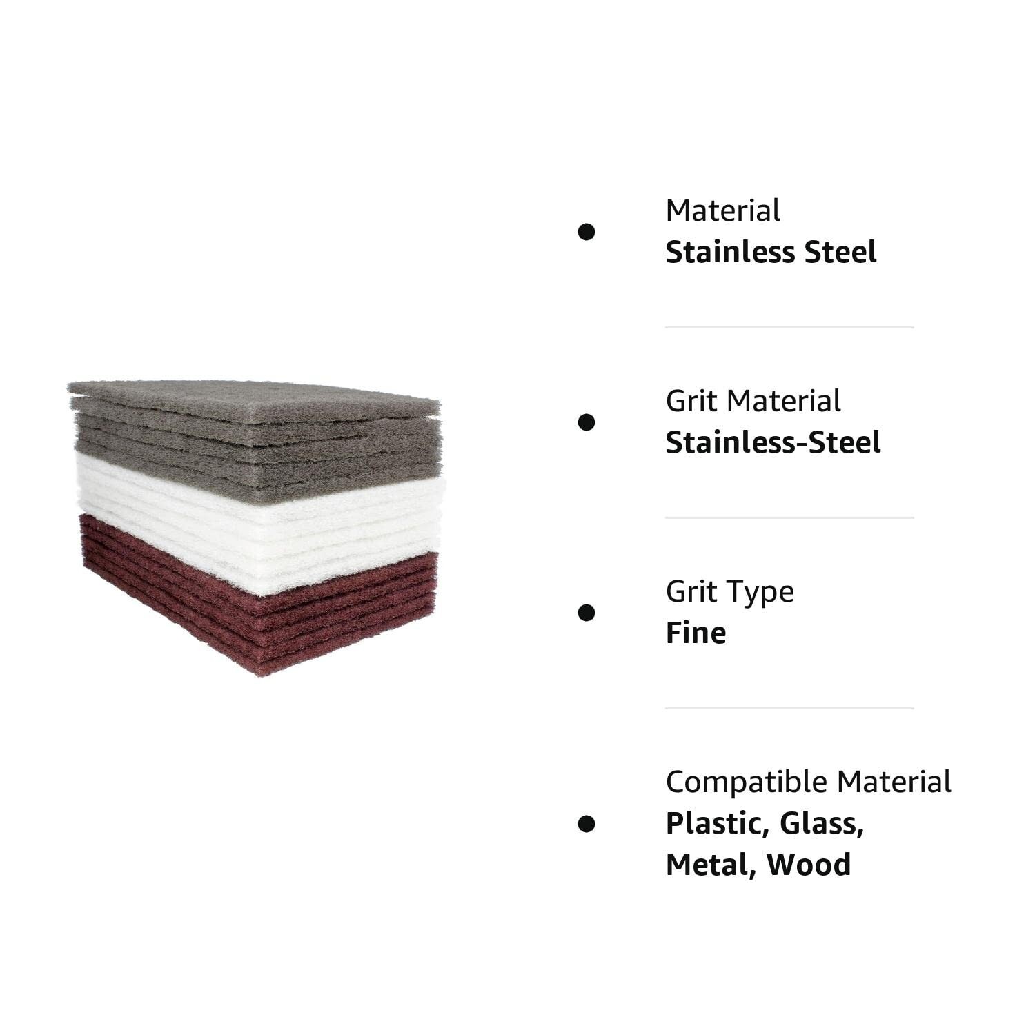 3M Scotch-Brite Scuff Pads (3M 07445/07447/07448 (5 Pads of Each) | eBay