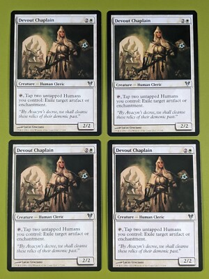 Devout Chaplain x4 Avacyn Restored 4x Playset Magic the Gathering MTG | eBay