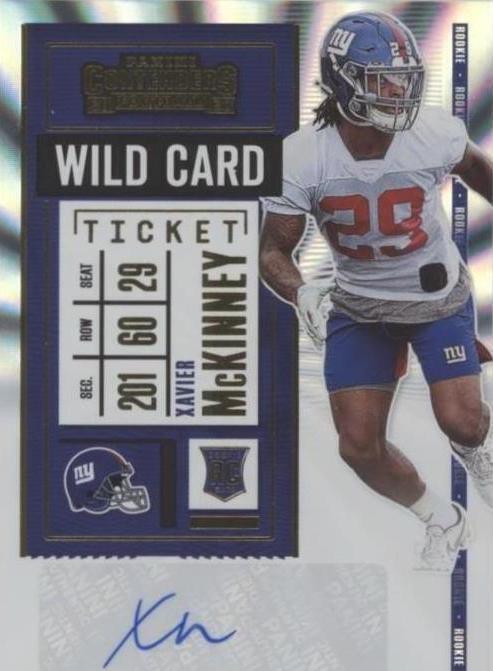 2020 Panini Contenders - Rookie Ticket Variation Xavier McKinney #168 ...