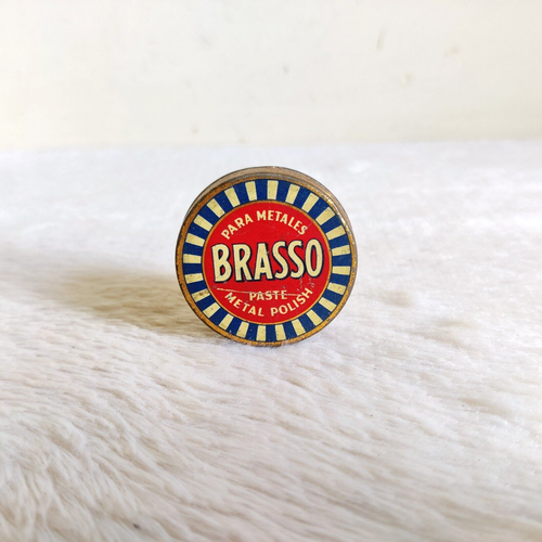 1940s Vintage Reckitt Sons Brasso Metal Polish Advertising Tin Box ...