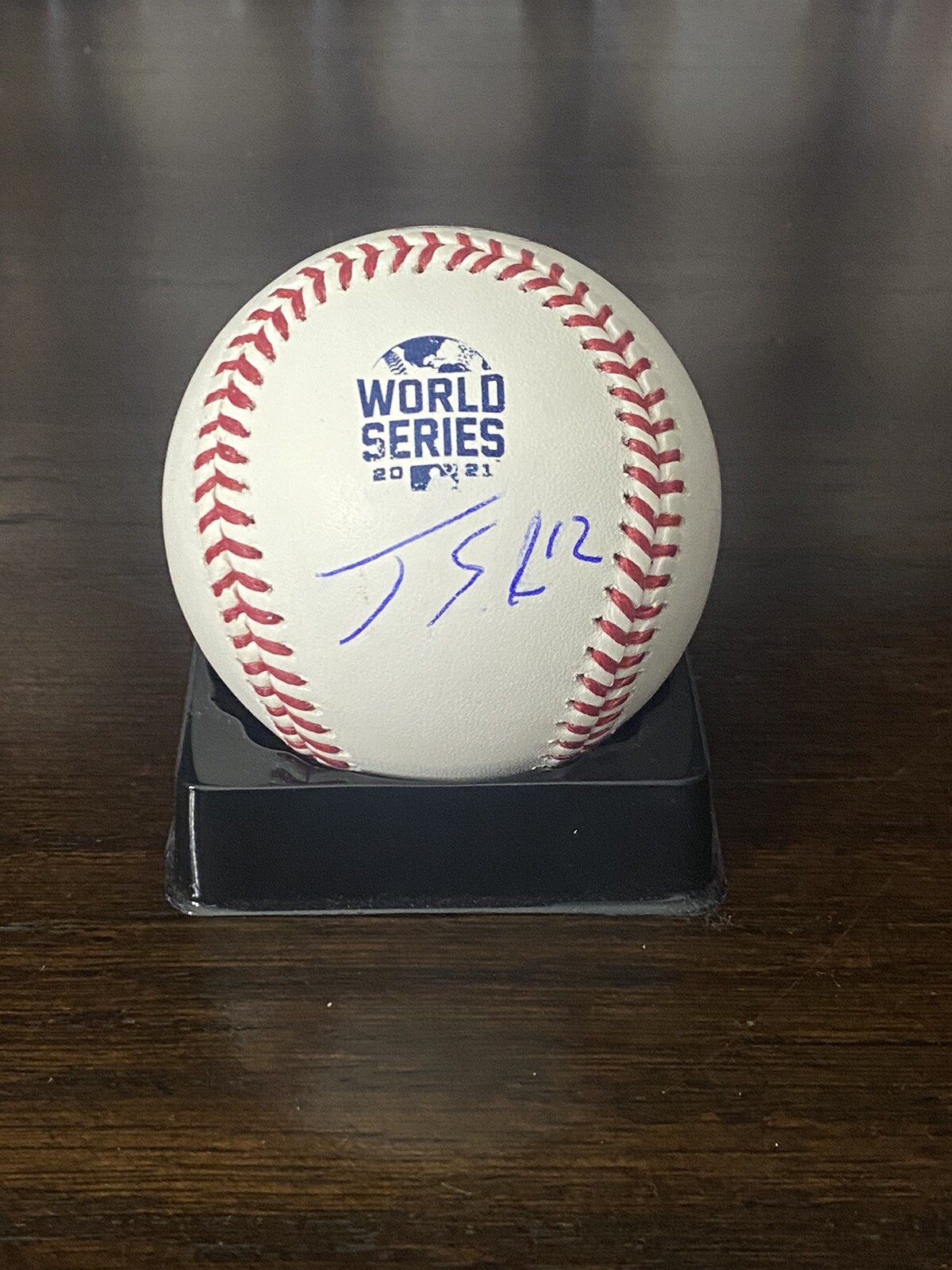 JORGE SOLER Signed Autographed ATL Braves 2021 World Series Baseball WS ...