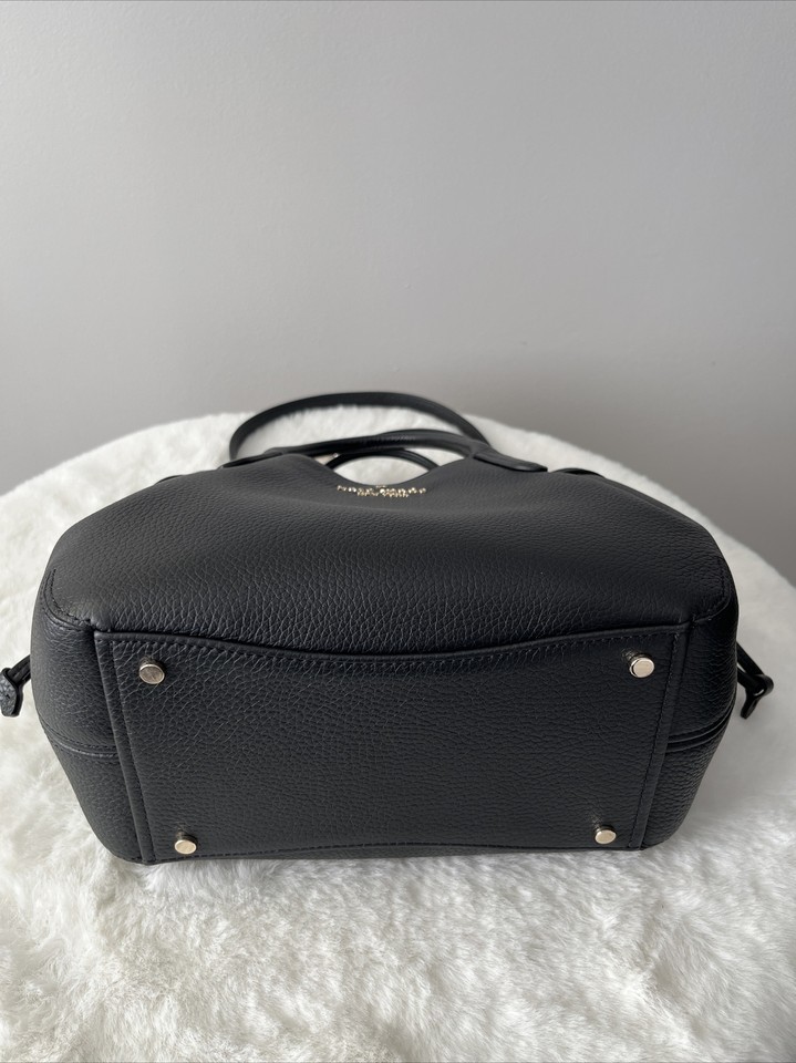 New Kate Spade Dumpling Small Satchel Crossbody Black | eBay