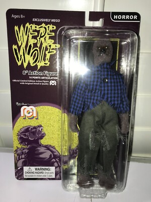 Mego Werewolf ACTION FIGURE Full Body Flocked 8” NEW MINTY | eBay