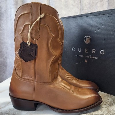 Cuero The Cavalier Square Toe Western Cowboy Boots Men's Size 14 EE ...
