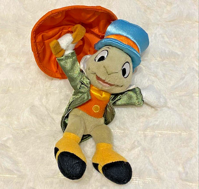 Tokyo Disney Pinocchio Jiminy Cricket Plush Doll Mascot KeyChain Badge ...