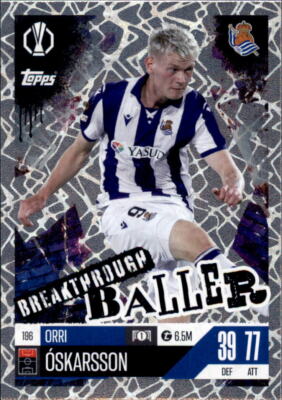 Champions League EXTRA 2024/25 Card 196 - Orri oskarsson - Breakthrough ...