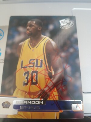 Brandon bass signed card autographed rookie rc lsu Louisiana state ...
