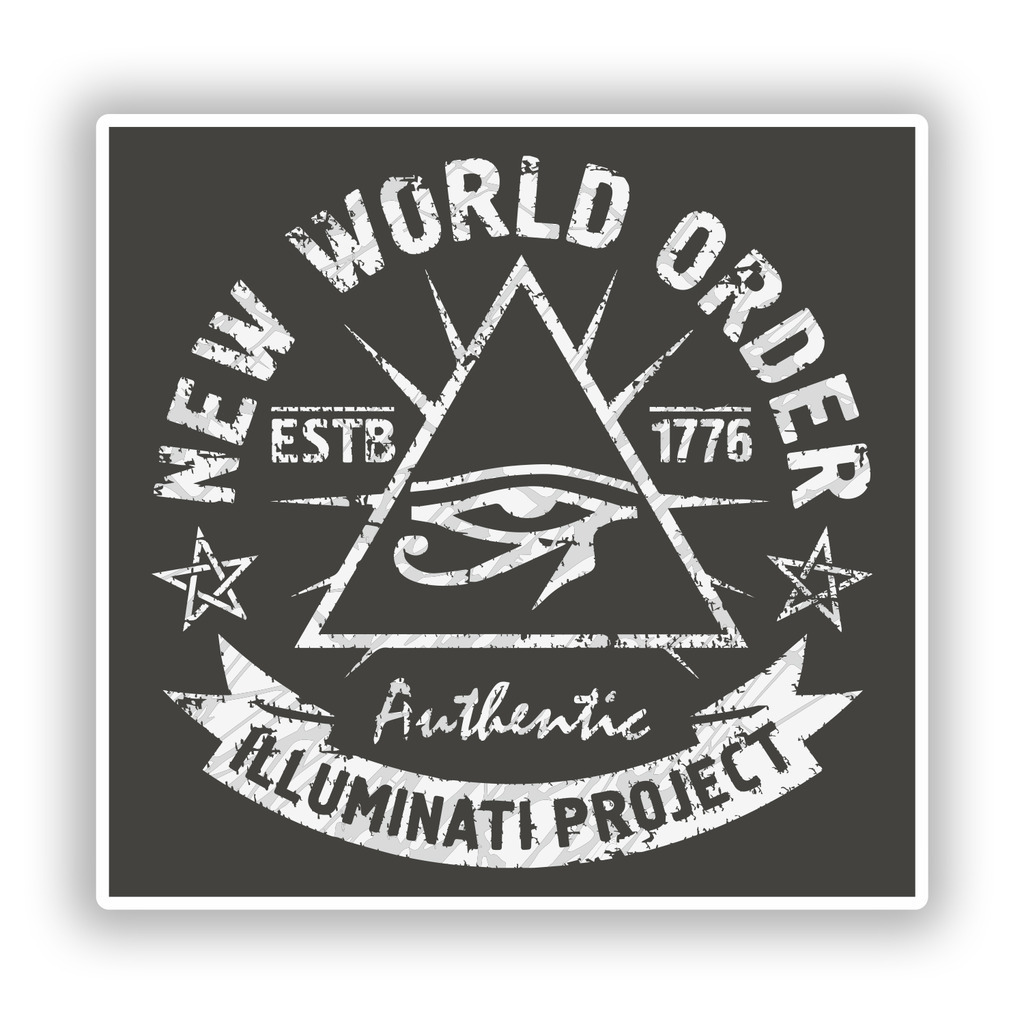 2 x Illuminati Project Vinyl Stickers Travel Luggage #7763Â | eBay