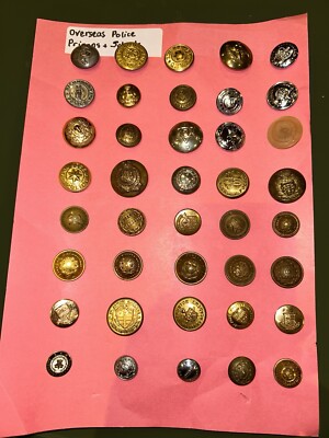 Obsolete collection of antique & vintage police / prison uniform ...