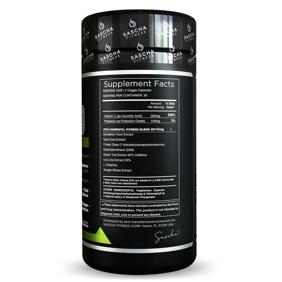 FIT9 Sascha Fitness Fat Loss Weight Support 5/5 Rating New Best Seller ...