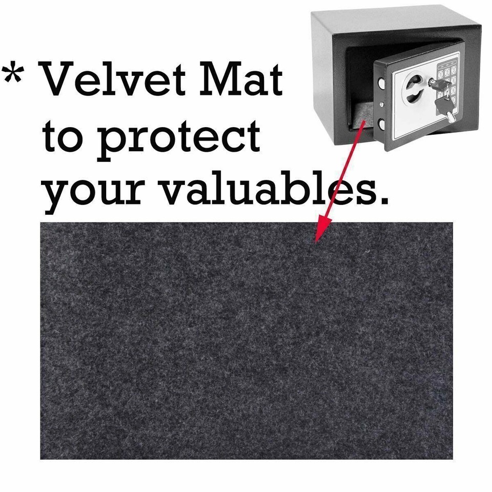 SOLID STEEL SAFE SECURITY HOME OFFICE HOTEL BANK MONEY CASH VALUABLES ...