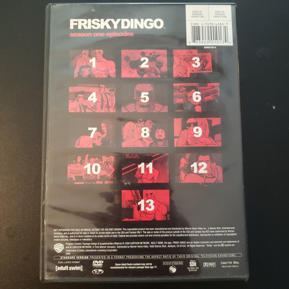Frisky Dingo: Season One (DVD, 2006) 883929010134 | eBay