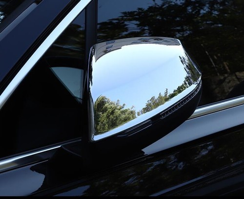 For Audi Q7 2020-2022 2023 ABS Chrome Exterior Rear View Mirror Cover ...