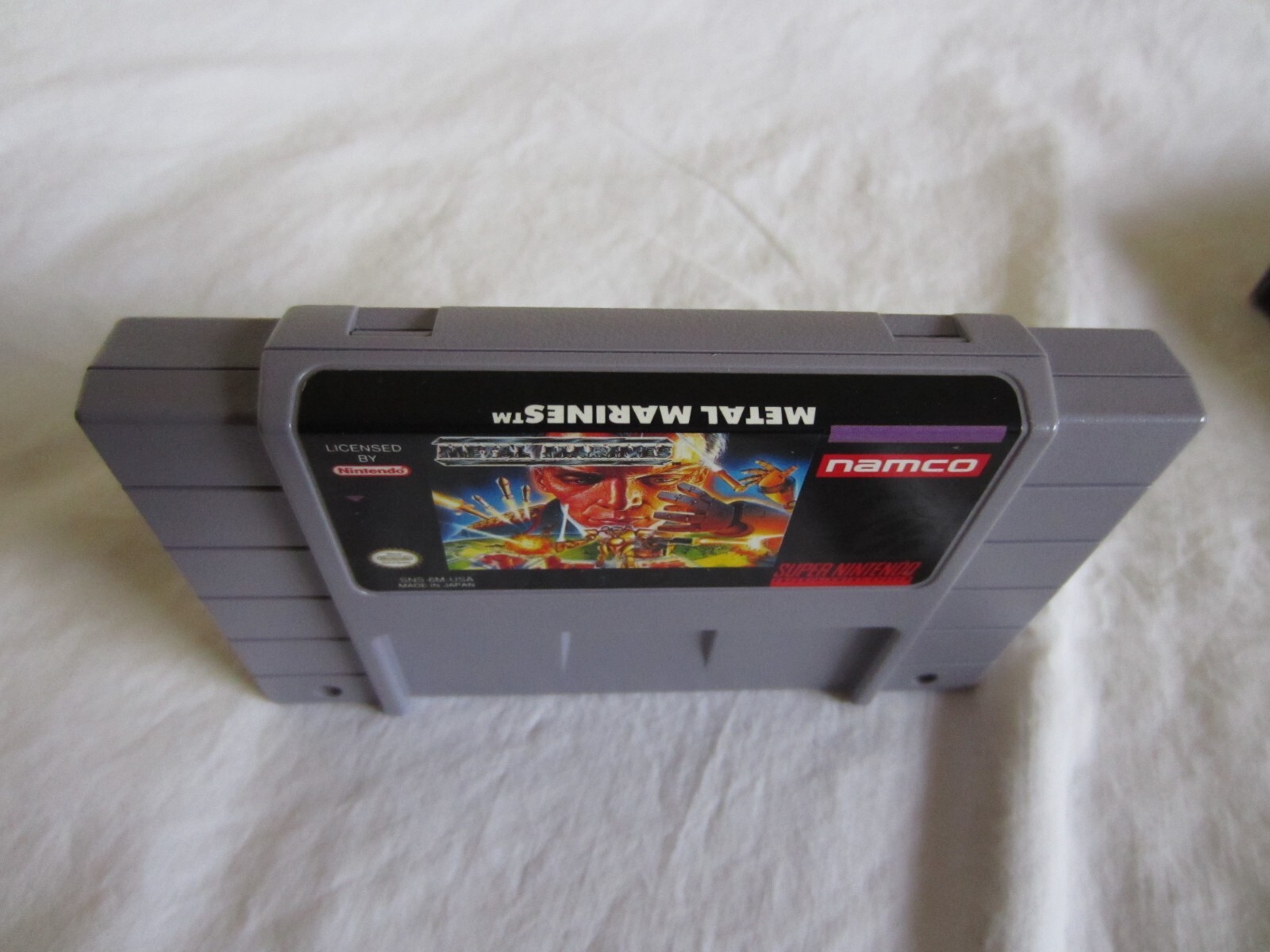 Metal Marines (SNES) Super Nintendo CIB Complete Box Namco 1993 RARE ...