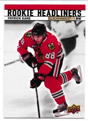 Patrick Kane 2007-08 Upper Deck Rookie Headliners SP Rookie Card # RH2 ...