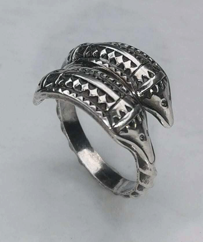 David Andersen Ring saga dragon Norway sterling silv… - Gem