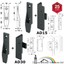 Keku Connecting Fasteners Set Of Panel & Angled Components AD15/30 ...