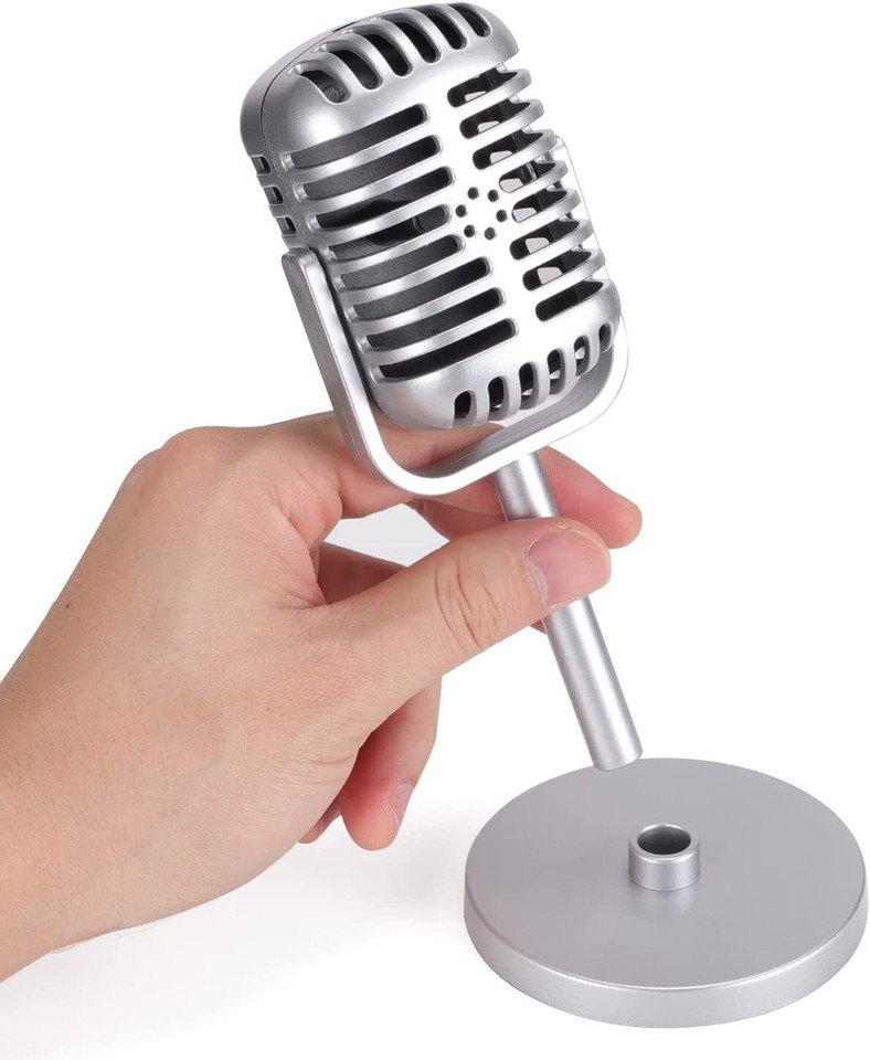 Microphone Vintage Look Old Style Dynamic Vocal Classic Retro Studio ...