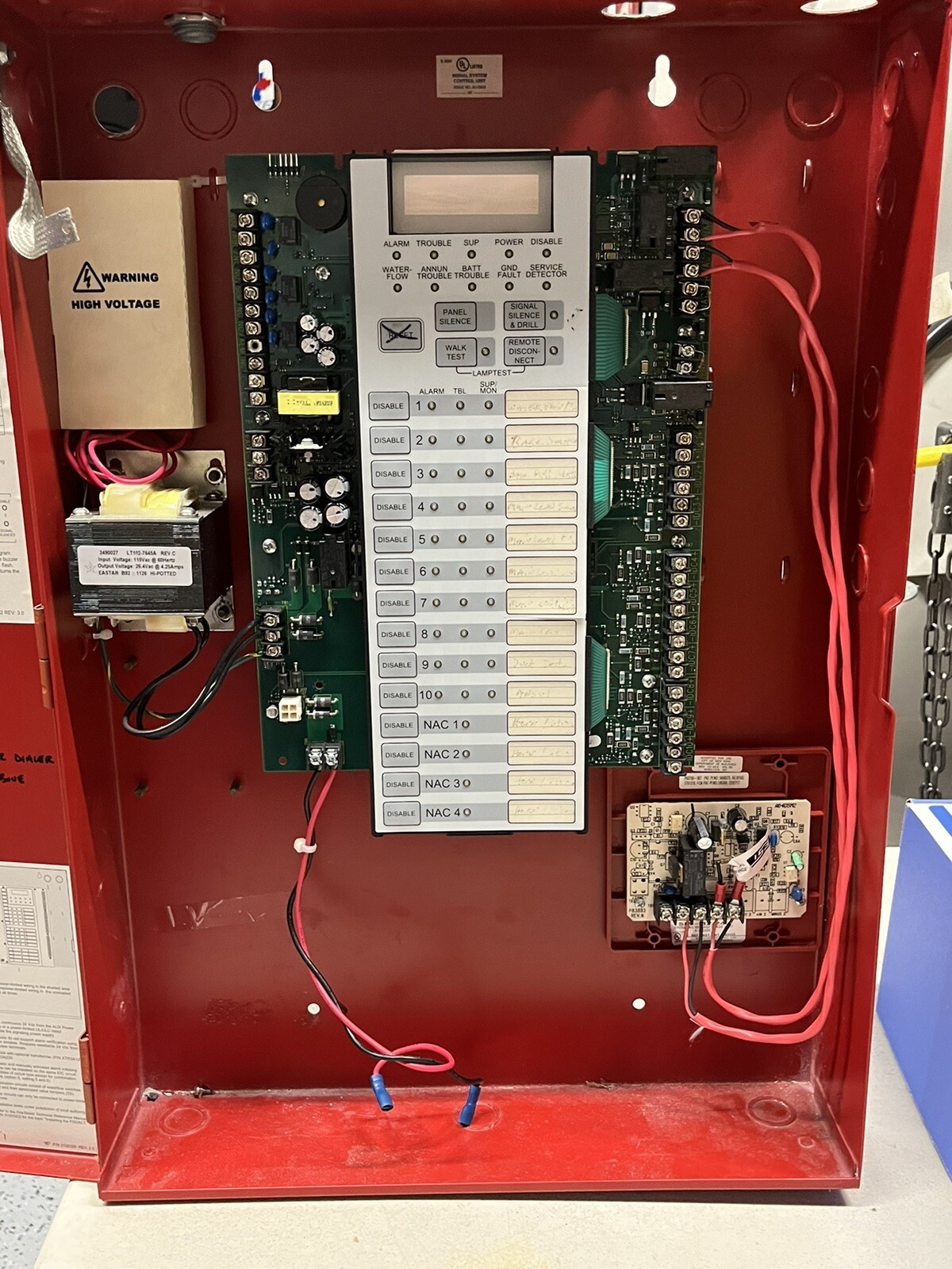 EST Fireshield FS1004rd 10 zone fire panel used | eBay