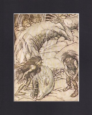 8X10 Matted Print Art Picture by Arthur Rackham: Illustration for ...