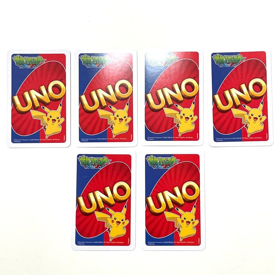 Rare UNO Pocket Monster XY Pokemon Game cards Nintendo Japanese | eBay
