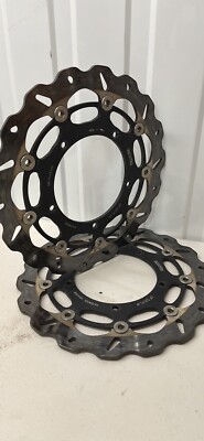 Galfer Wavy 310mm Front Brake Discs Wave Rotors - Yamaha R1 09-14 | eBay UK
