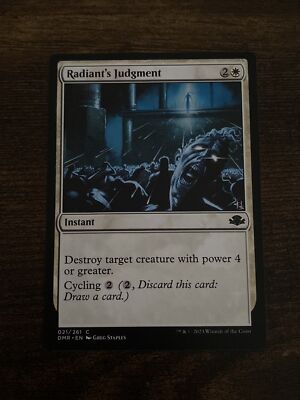 Radiant's Judgment 021/261 Dominaria Remastered MTG Magic The Gathering ...