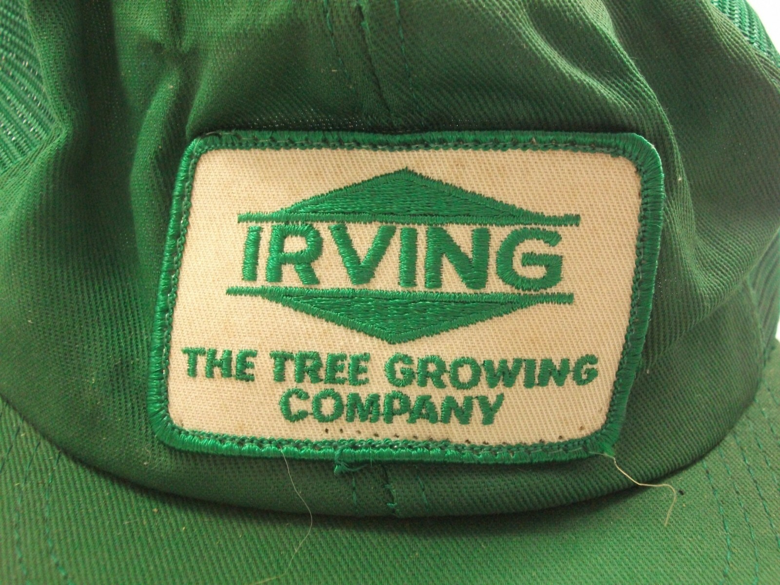 Irving The Tree Growing Company Patch Hat VTG K Brand… - Gem