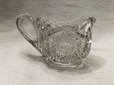 Cambridge Glass Clear Near Cut Marjorie Pressed Glass Individual ...