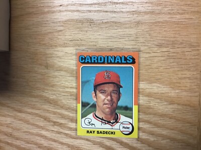 1975 Topps Baseball Ray Sadecki St. Louis Cardinals Card #349 | eBay