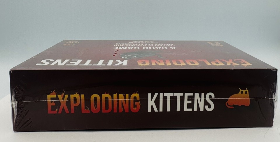 EXPLODING KITTENS Card Game - Original Edition New/Sealed/Unopened ...