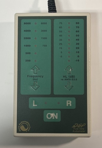 Micro Audiometrics DSP Pure Tone Audiometer with Headphones - Hearing ...