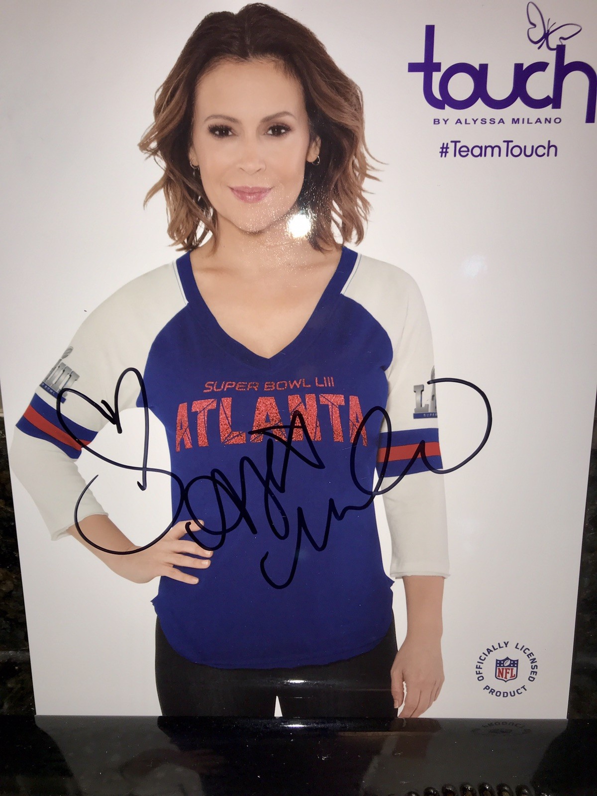 Alyssa Milano signed Autograph 8x10 photo NFL Shop Charmed | eBay