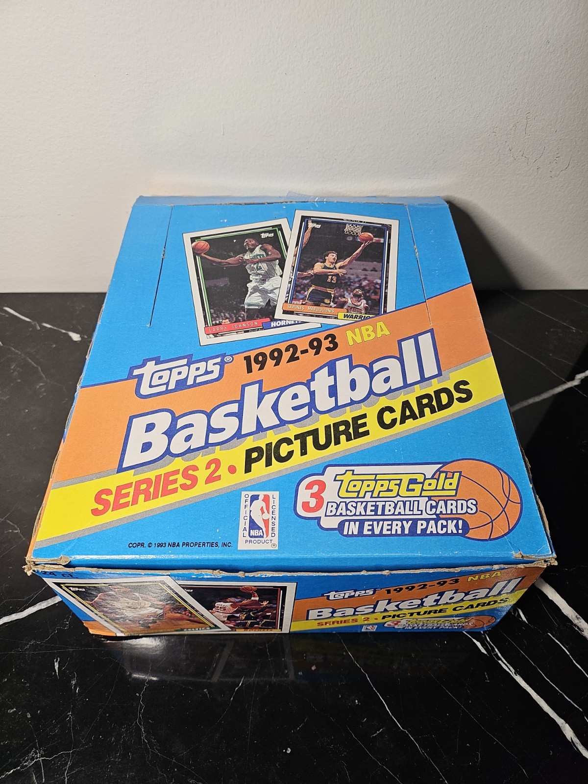 1080 CARDS! 1992-93 Topps Series 2 Basketball RACK Box 24 PACKS MASSIVE ...