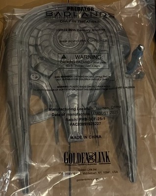 Predator: Badlands Ship Popcorn Bucket BRAND NEW | eBay
