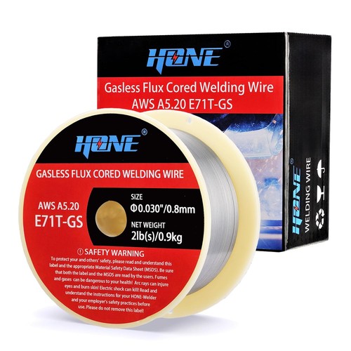 Flux Core Wire .030, 2-Pound AWS E71T-GS .030 Diameter Low Splatter Gasless F... | eBay