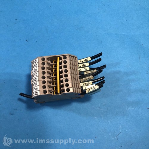 Weidmuller WDU-2.5 DIN Rail Mount Terminal Block, 2 Position 8567 | eBay
