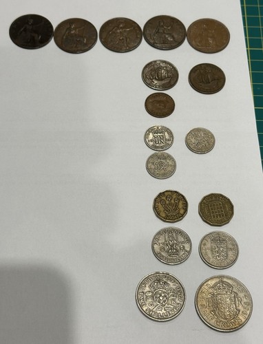 UK Pre-decimal Coins Set!! Great Condition. From Victoria To Elizabeth ...