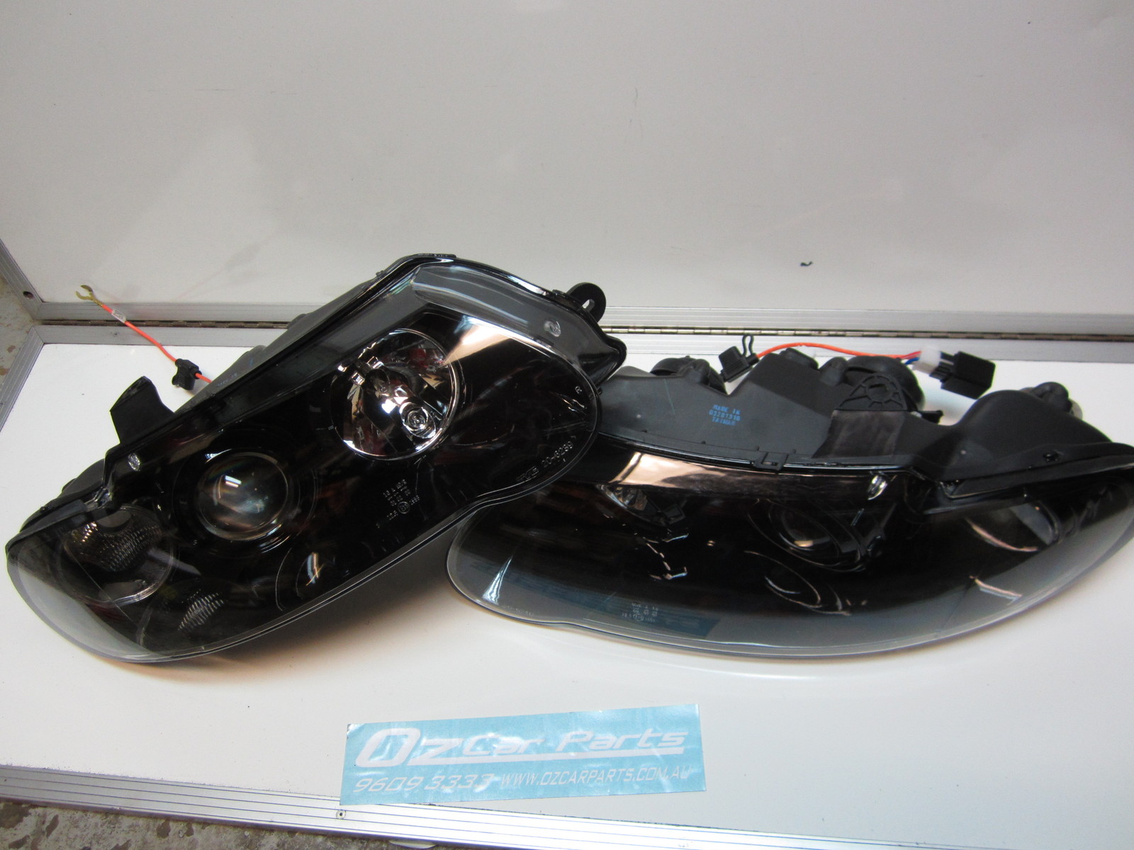 VX VU S PACK EXCUTIVE SS Black Altezza Headlights PROJECTOR PAIR LEFT ...